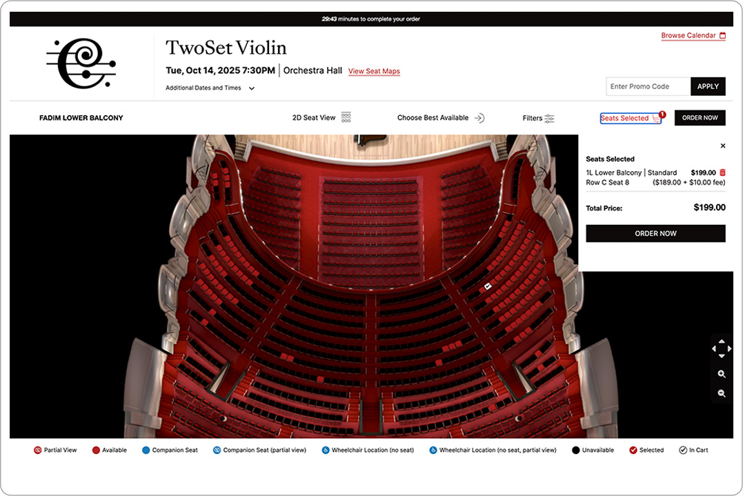 SeatMe by iMedia | 3D Venue Ticketing Experience